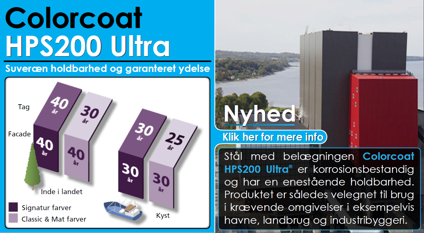 Areco Profiles: Stålplader tag- & vægprofiler